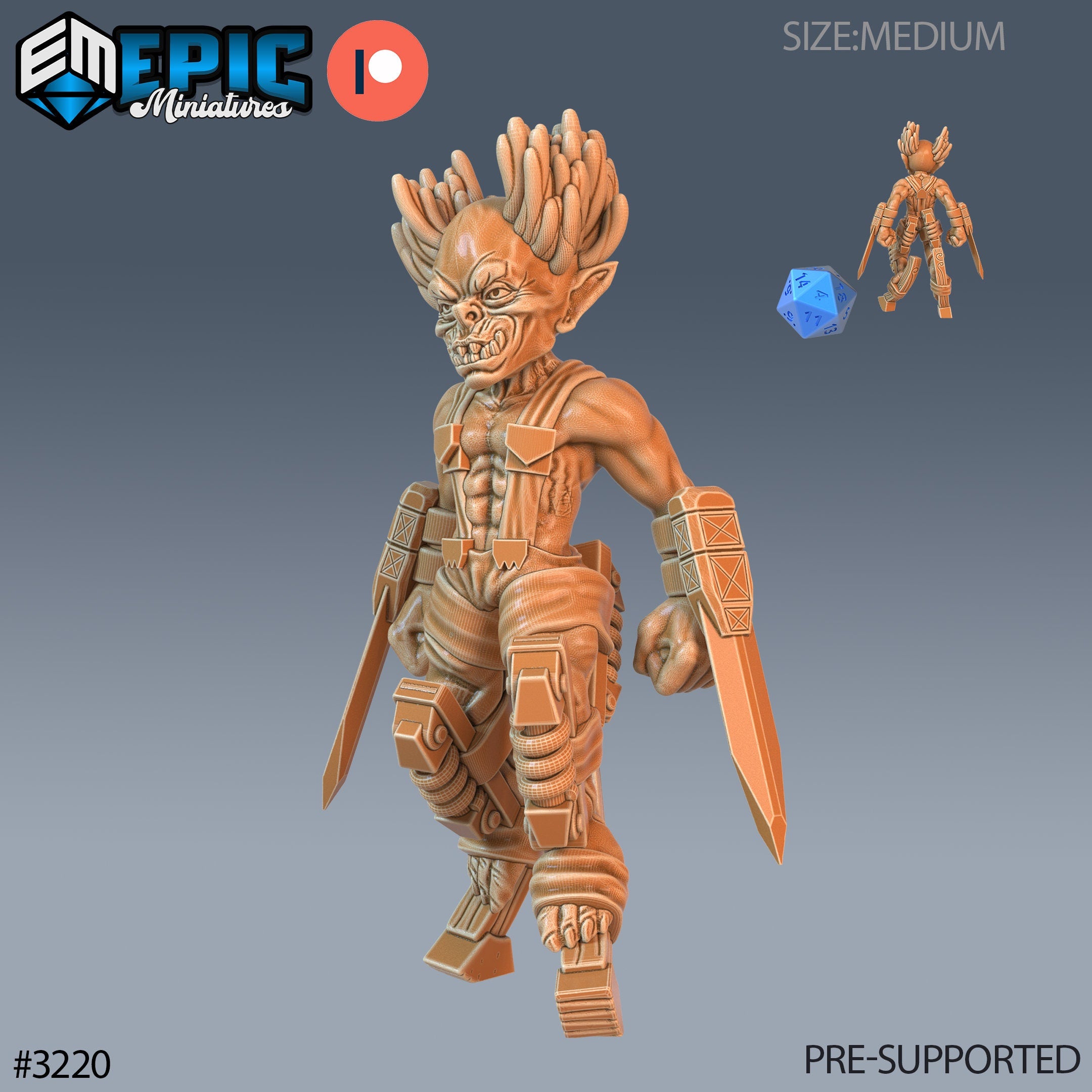 Steam Goblins, Set 2 (4 Variants Available) - Epic Miniatures – Couatl's Hoard