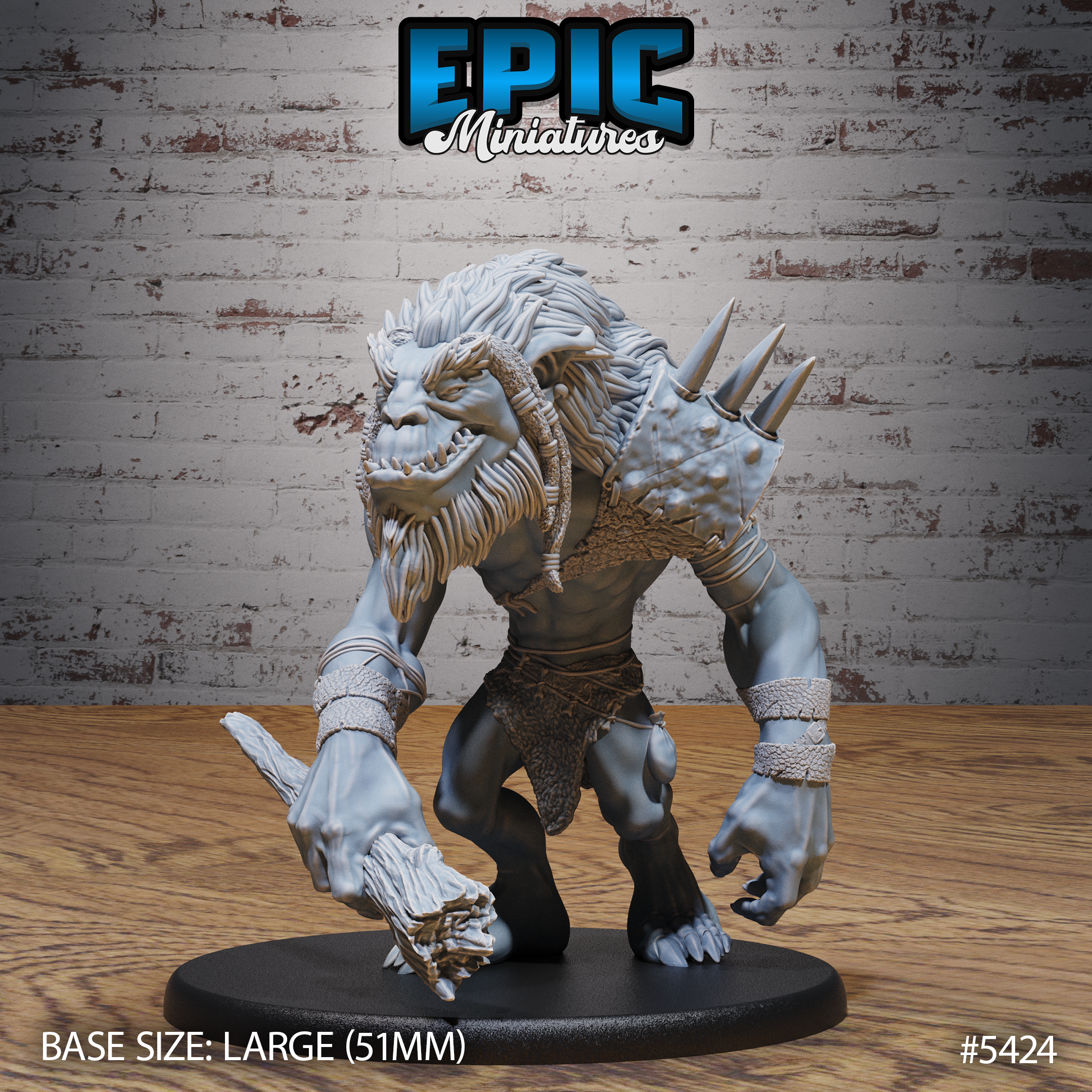 Longneck Troll (3 Variants Available) - Epic Miniatures – Couatl's Hoard