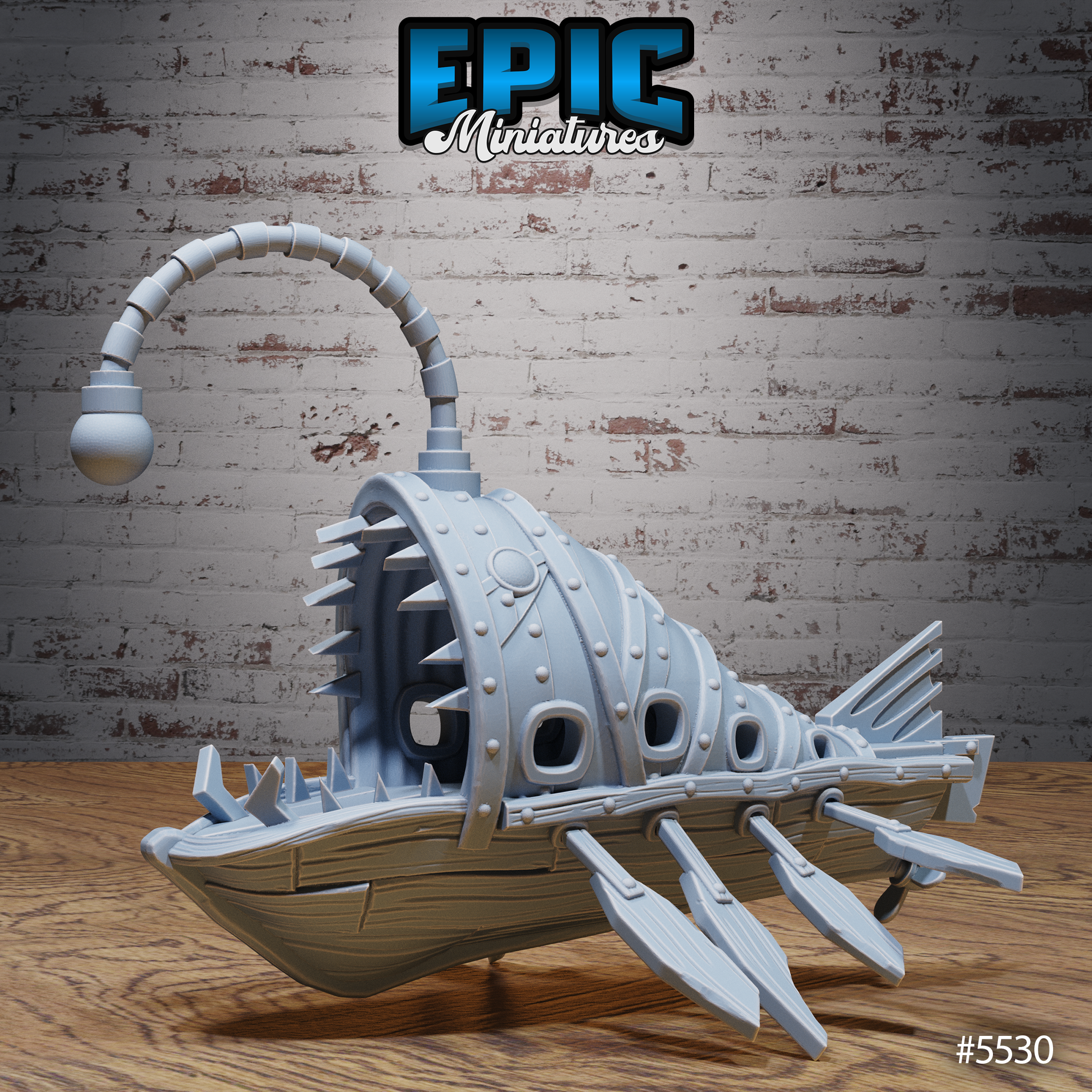 Fish Ship - Epic Miniatures – Couatl's Hoard