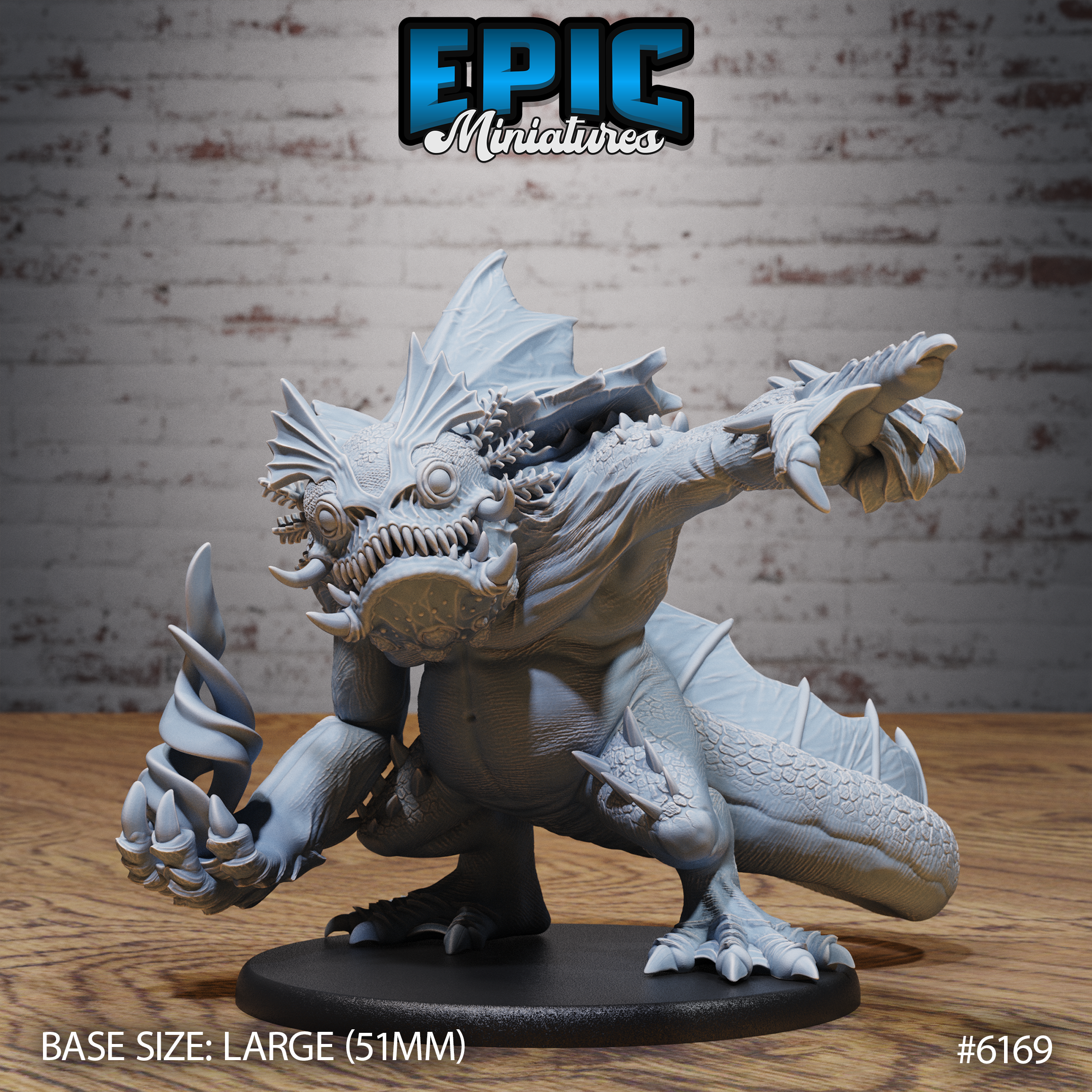 Amphibian Beast (3 Variants Available) - Epic Miniatures – Couatl's Hoard