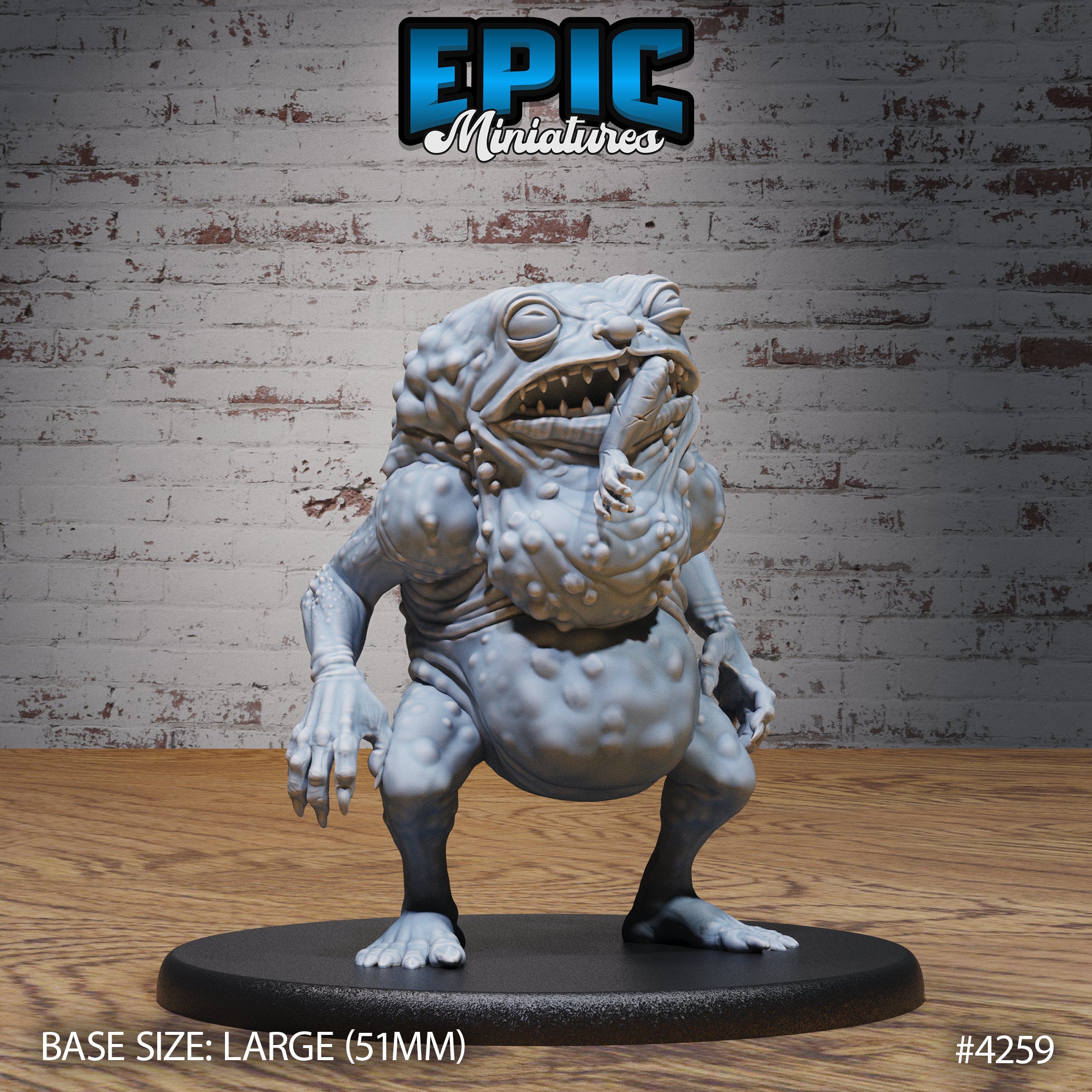 Sewer Toad (3 Variants Available) - Epic Miniatures – Couatl's Hoard