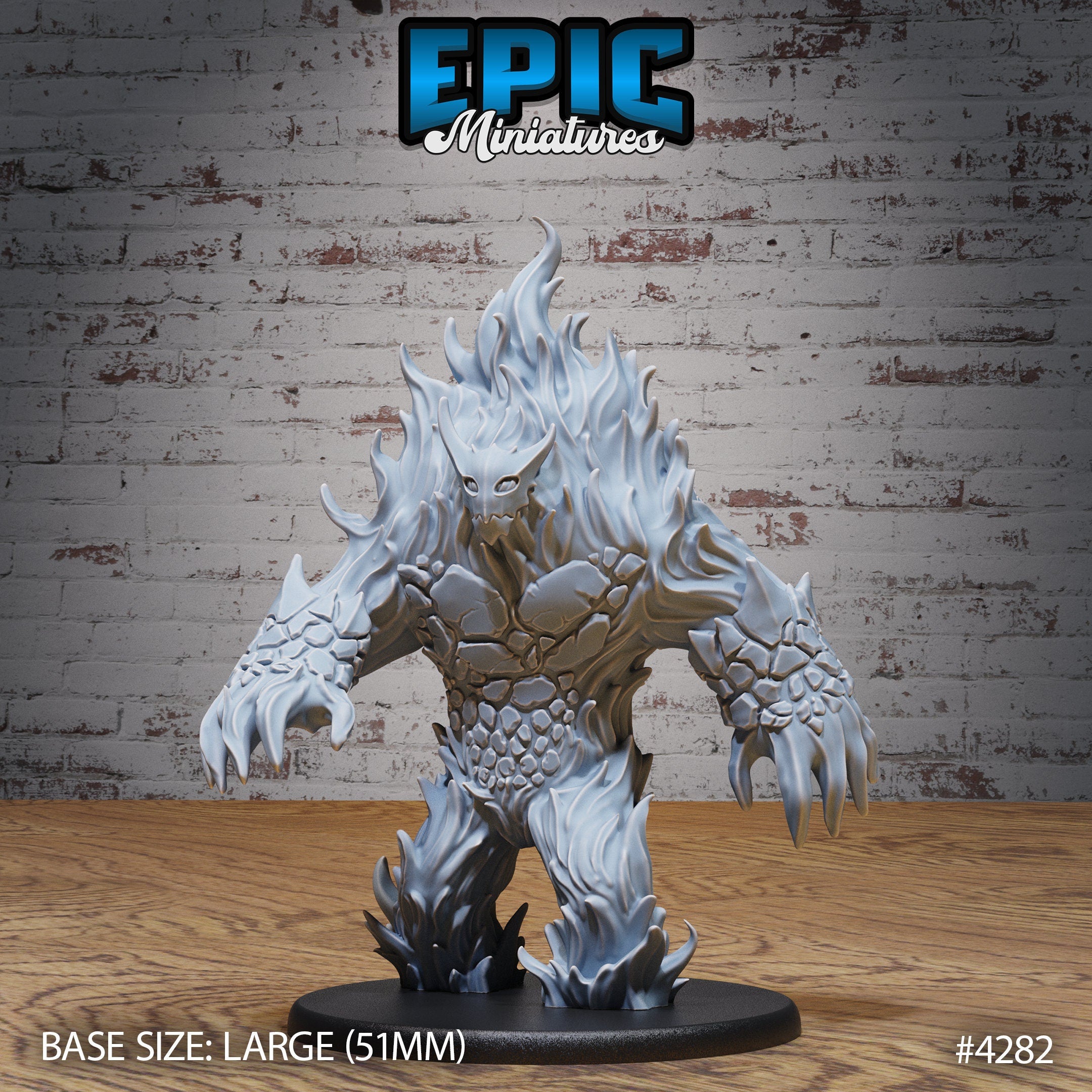Fire Elemental (3 Variants Available) - Epic Miniatures – Couatl's Hoard