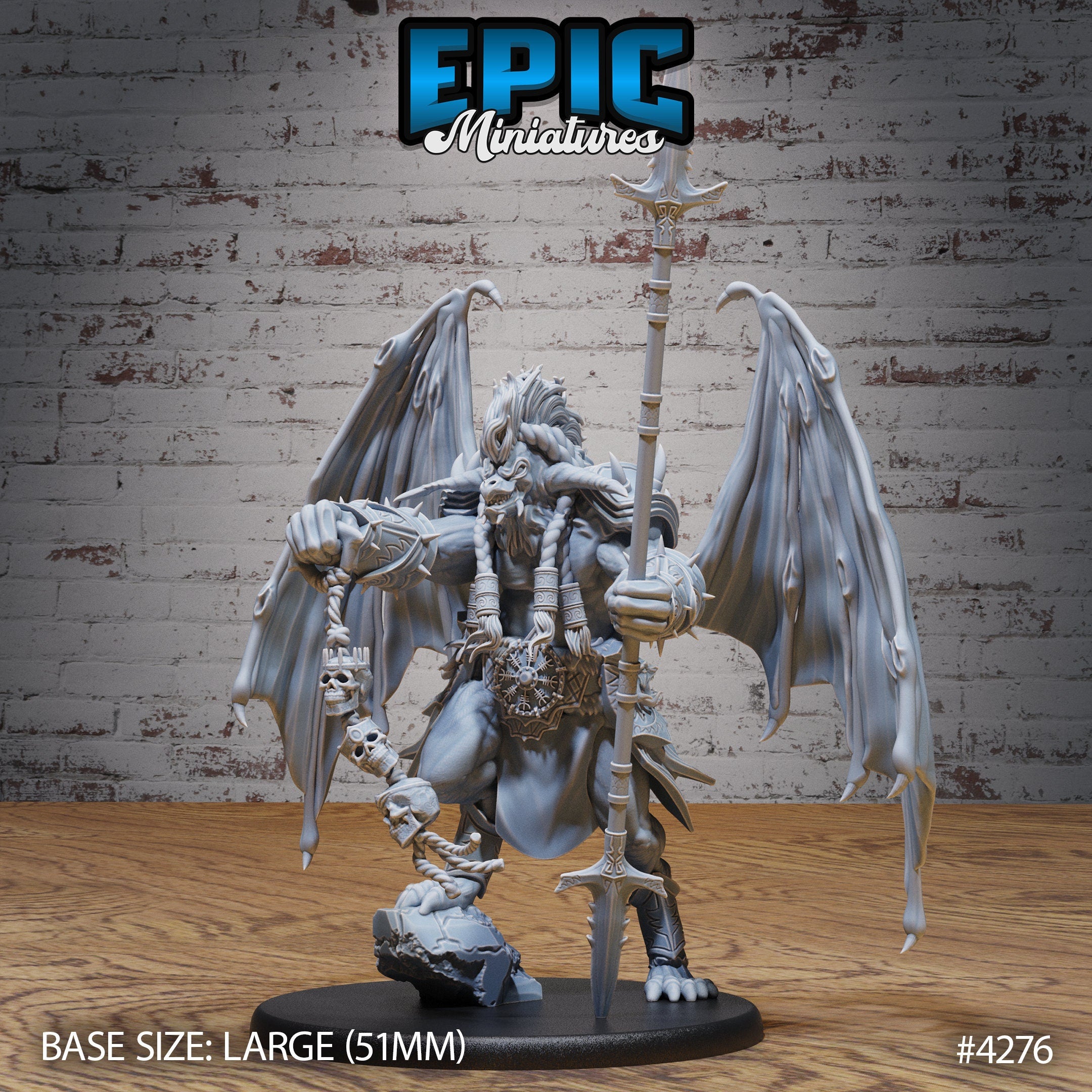Ice Balrog (3 Variants Available) - Epic Miniatures – Couatl's Hoard