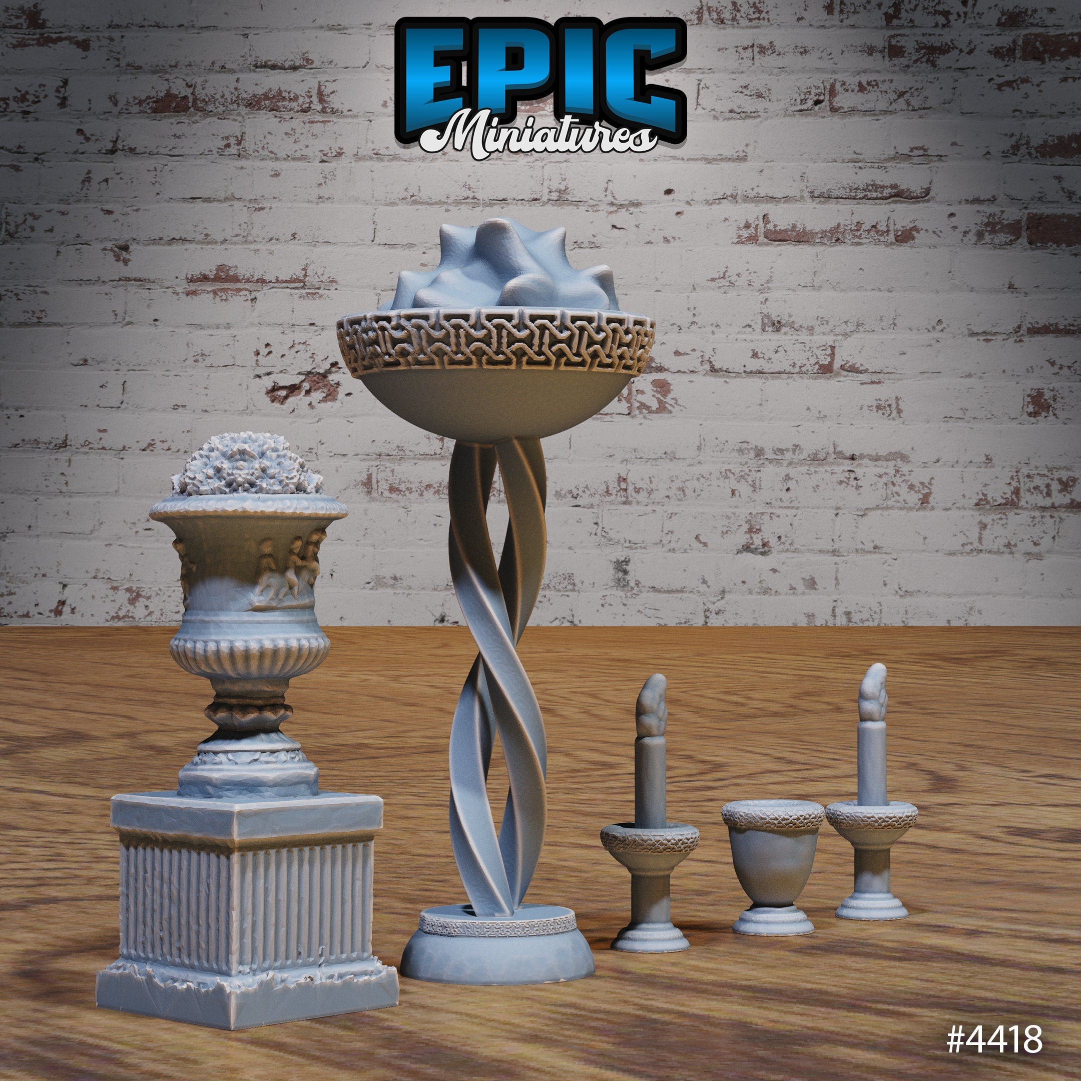Divine Temple Scatter Set - Epic Miniatures – Couatl's Hoard
