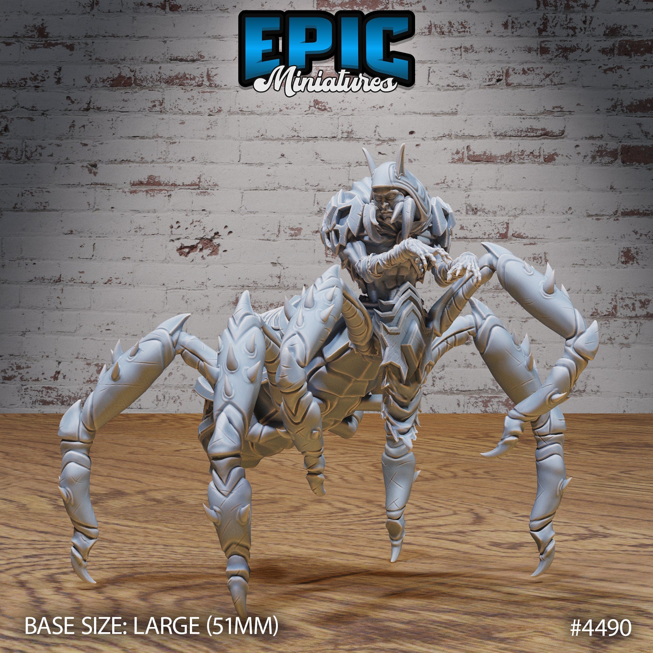 Dark Elf Spider, Set 2 (3 Variants Available) - Epic Miniatures ...