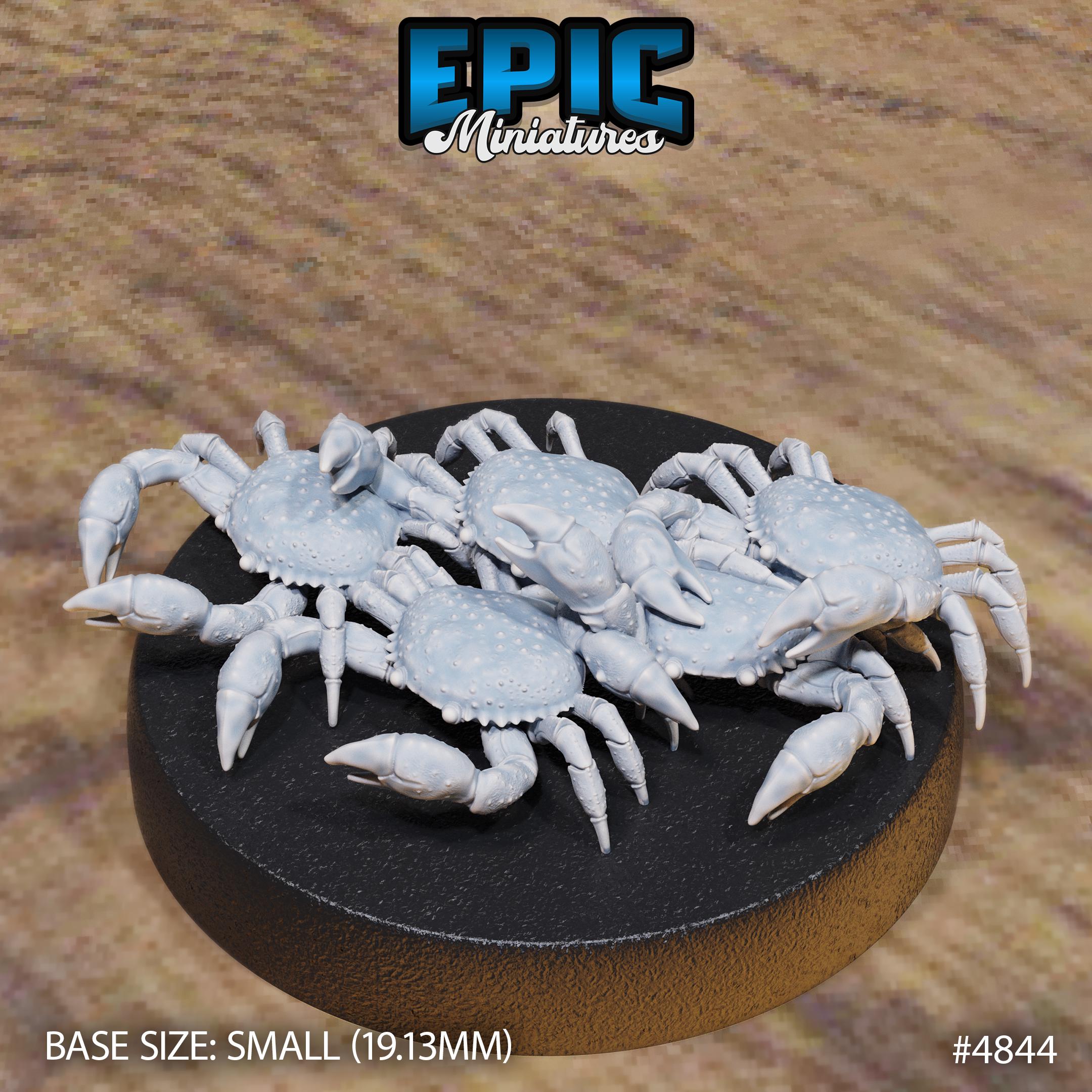 Crab Swarm (2 Variants Available) - Epic Miniatures – Couatl's Hoard