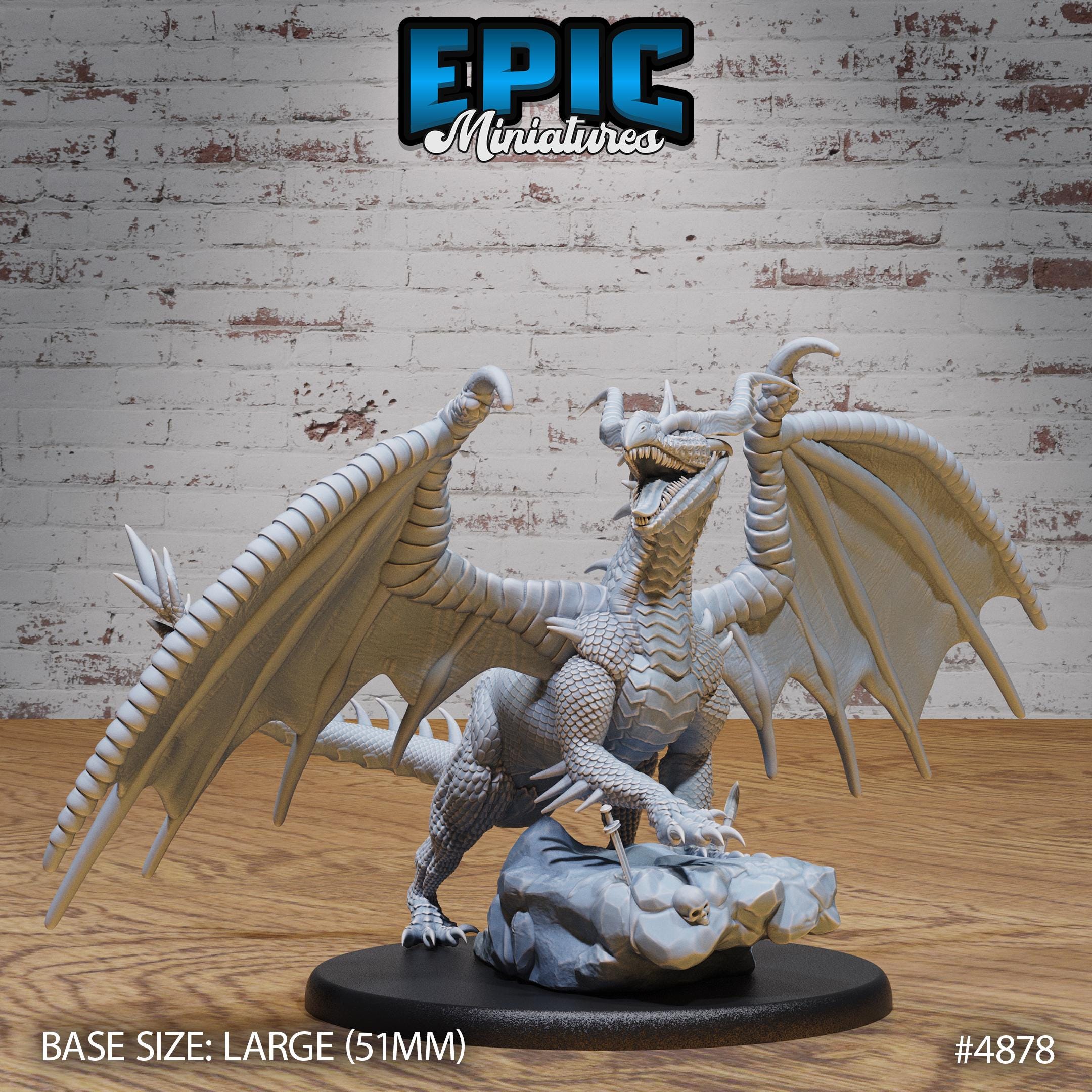 Classic Dragons (3 Variants Available) - Epic Miniatures – Couatl's Hoard