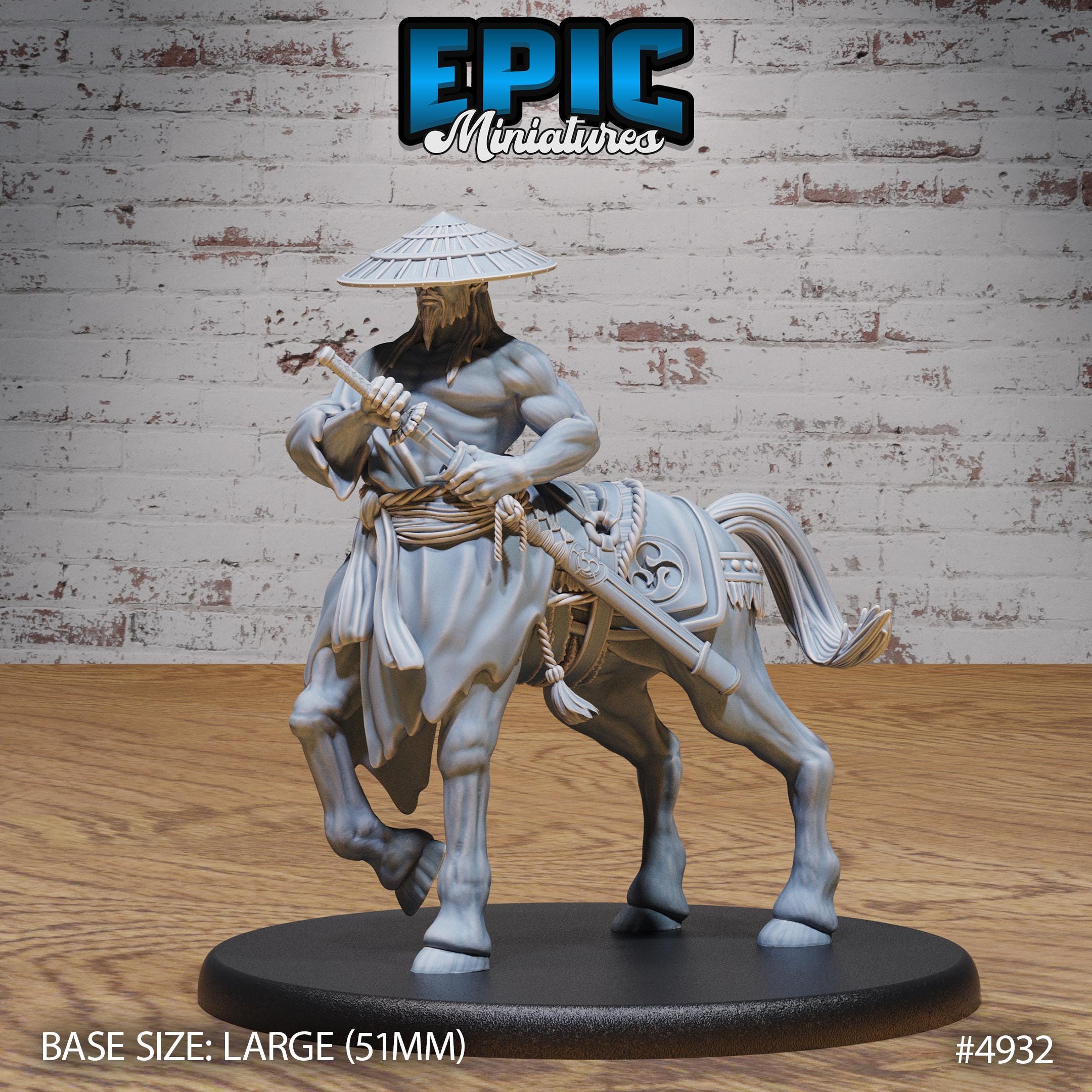 Bushi Centaur (3 Variants Available) - Epic Miniatures – Couatl's Hoard