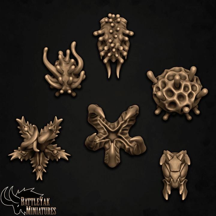 Uldrazan Spore Heads, Customisation Pack (6 Variants Available) - Batt ...