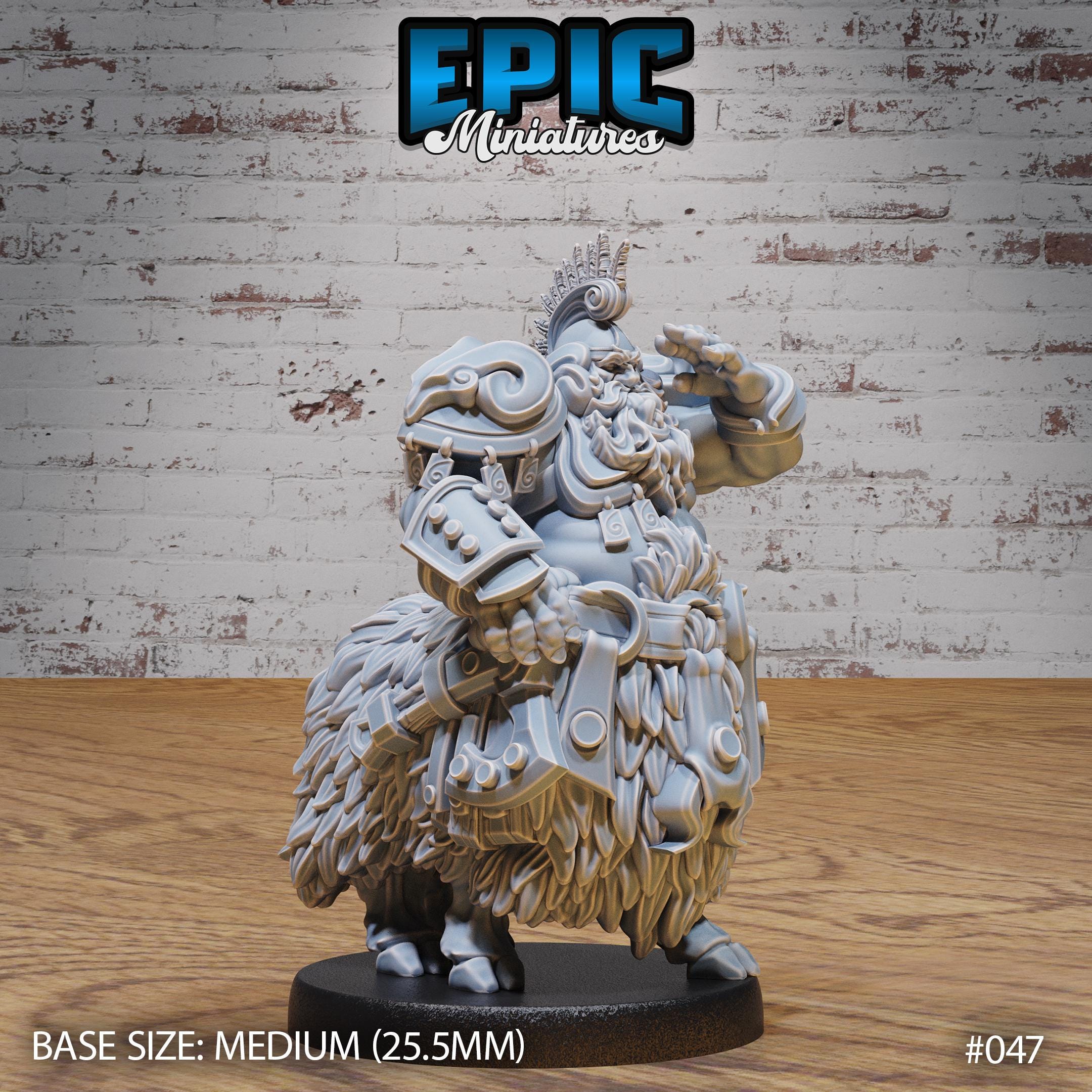Goat Centaur Dwarf (3 Variants Available) - Epic Miniatures – Couatl's ...