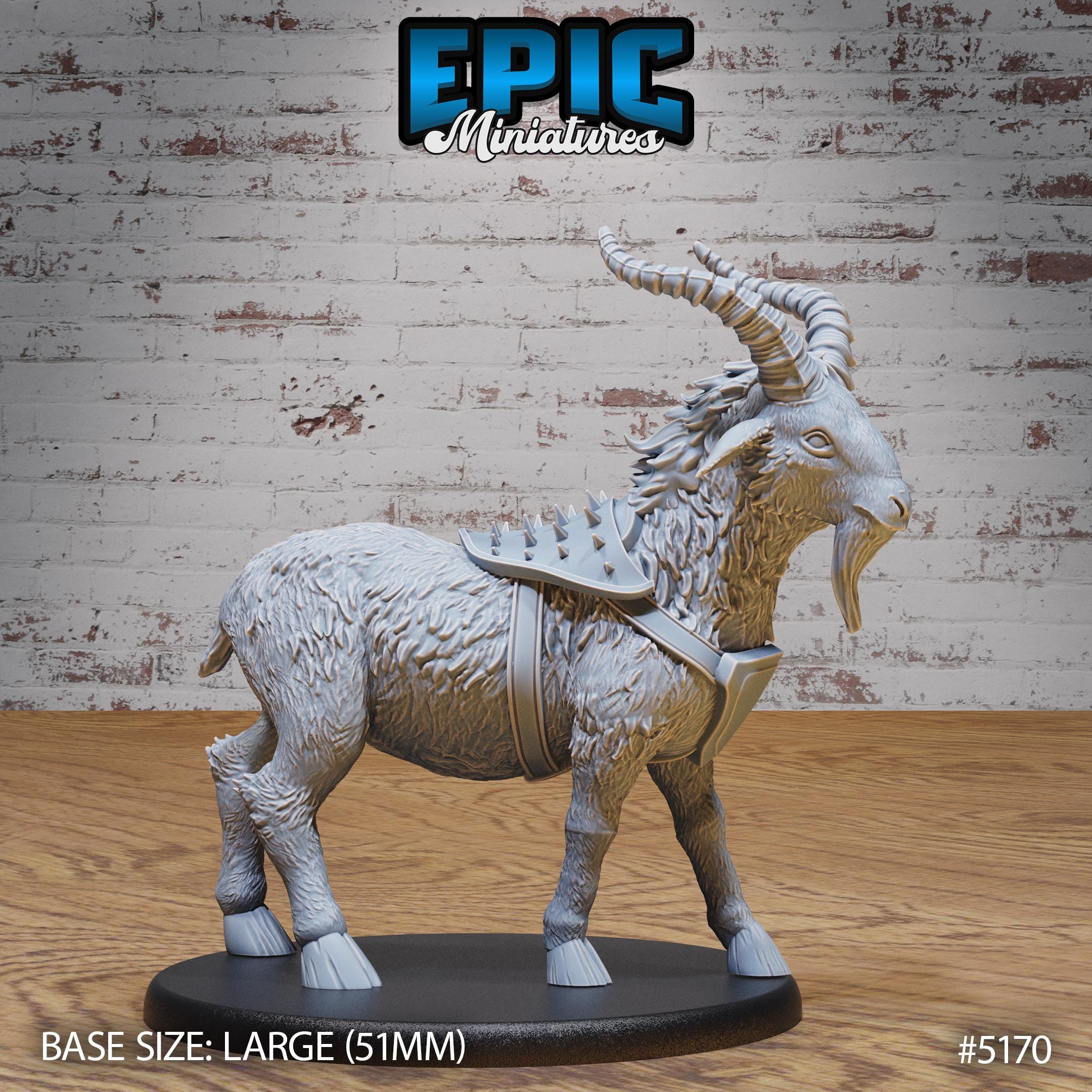 Giant Lightning Goat - Armoured (3 Variants Available) - Epic Miniatur ...