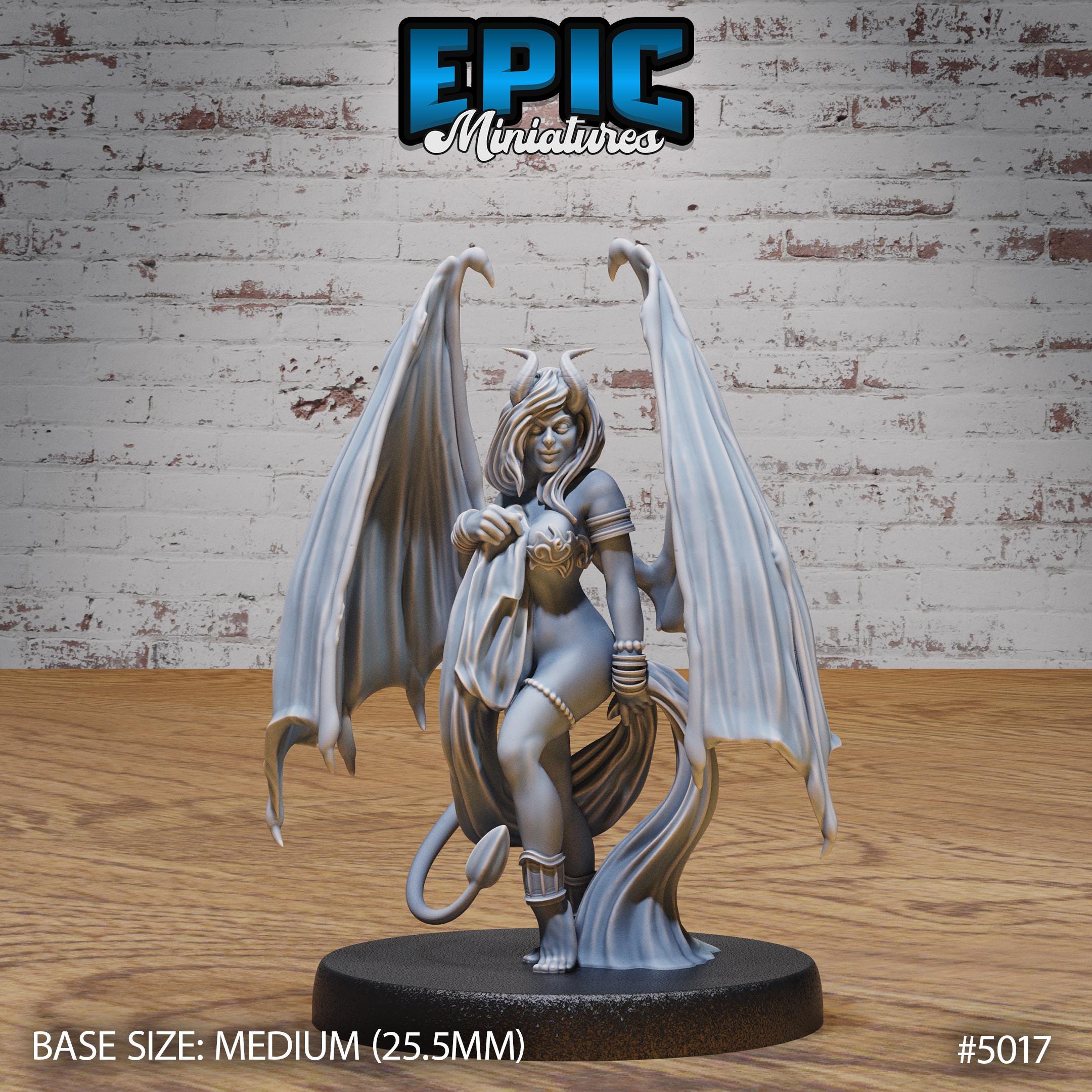 Succubus Demon (3 Variants Available) - Epic Miniatures – Couatl's Hoard