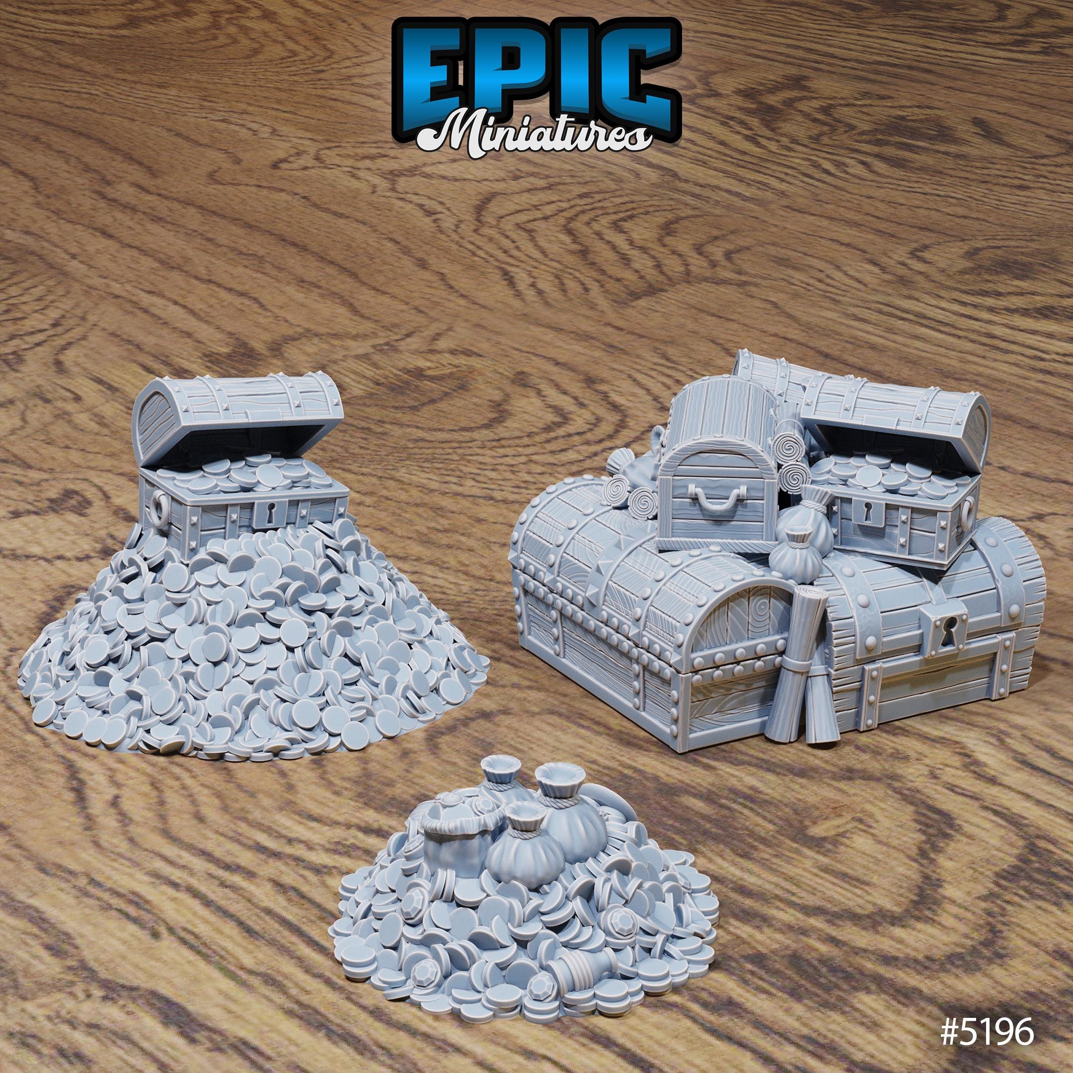 Oriental Scatter, Statues and Treasures (5 Variants Available) - Epic ...