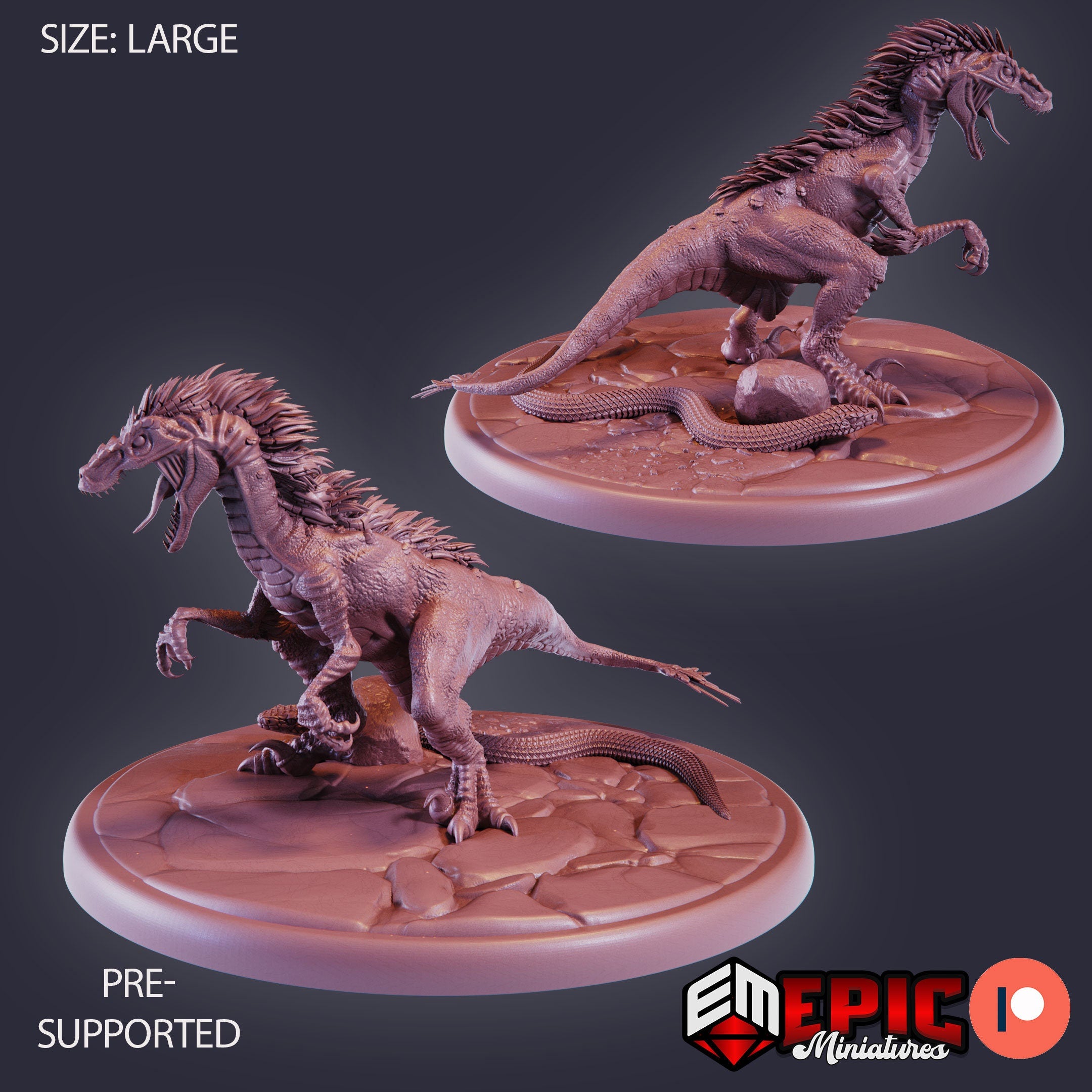 Raptor (3 Variants) - Epic Miniatures – Couatl's Hoard