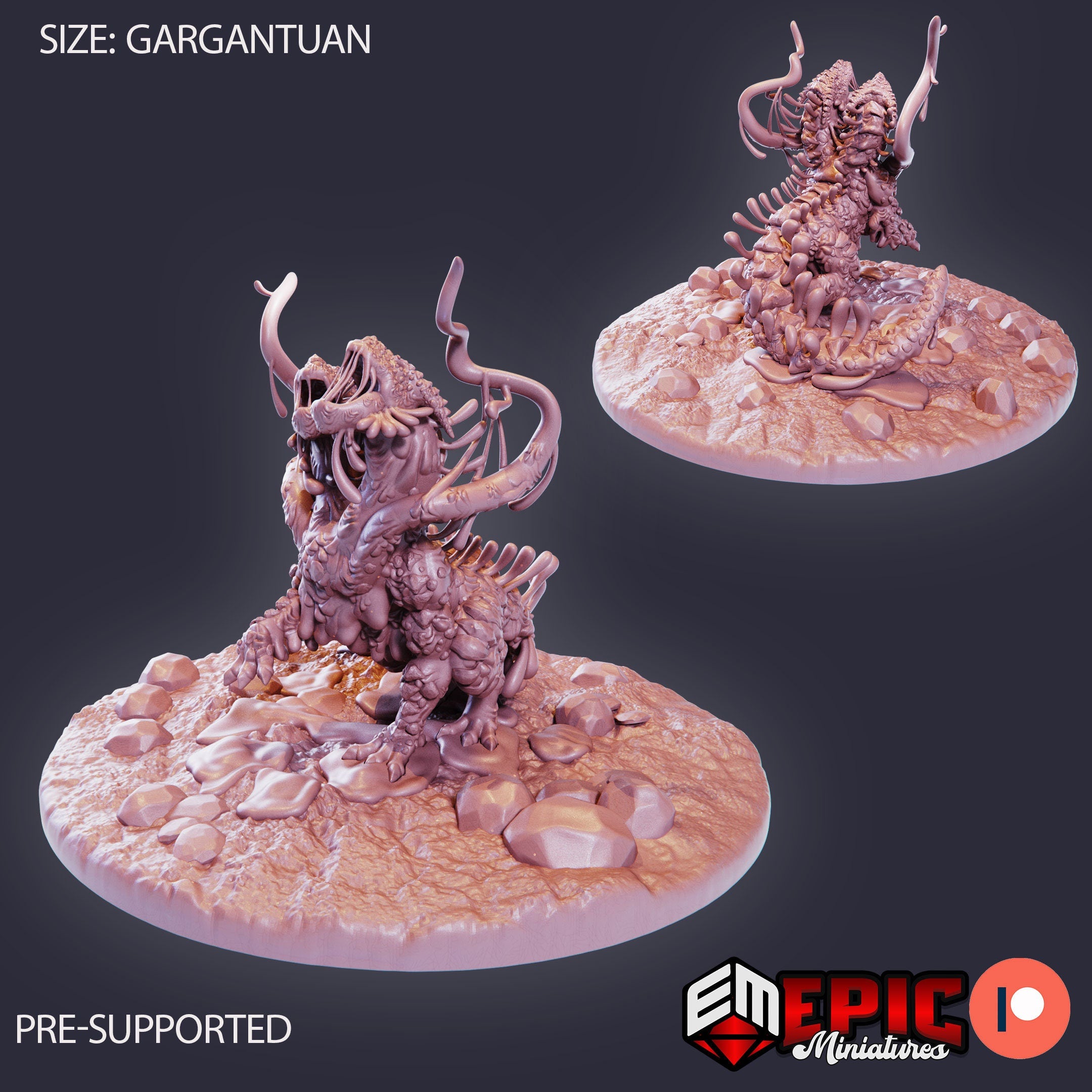 Ooze Beast (6 Variants Available) - Epic Miniatures – Couatl's Hoard