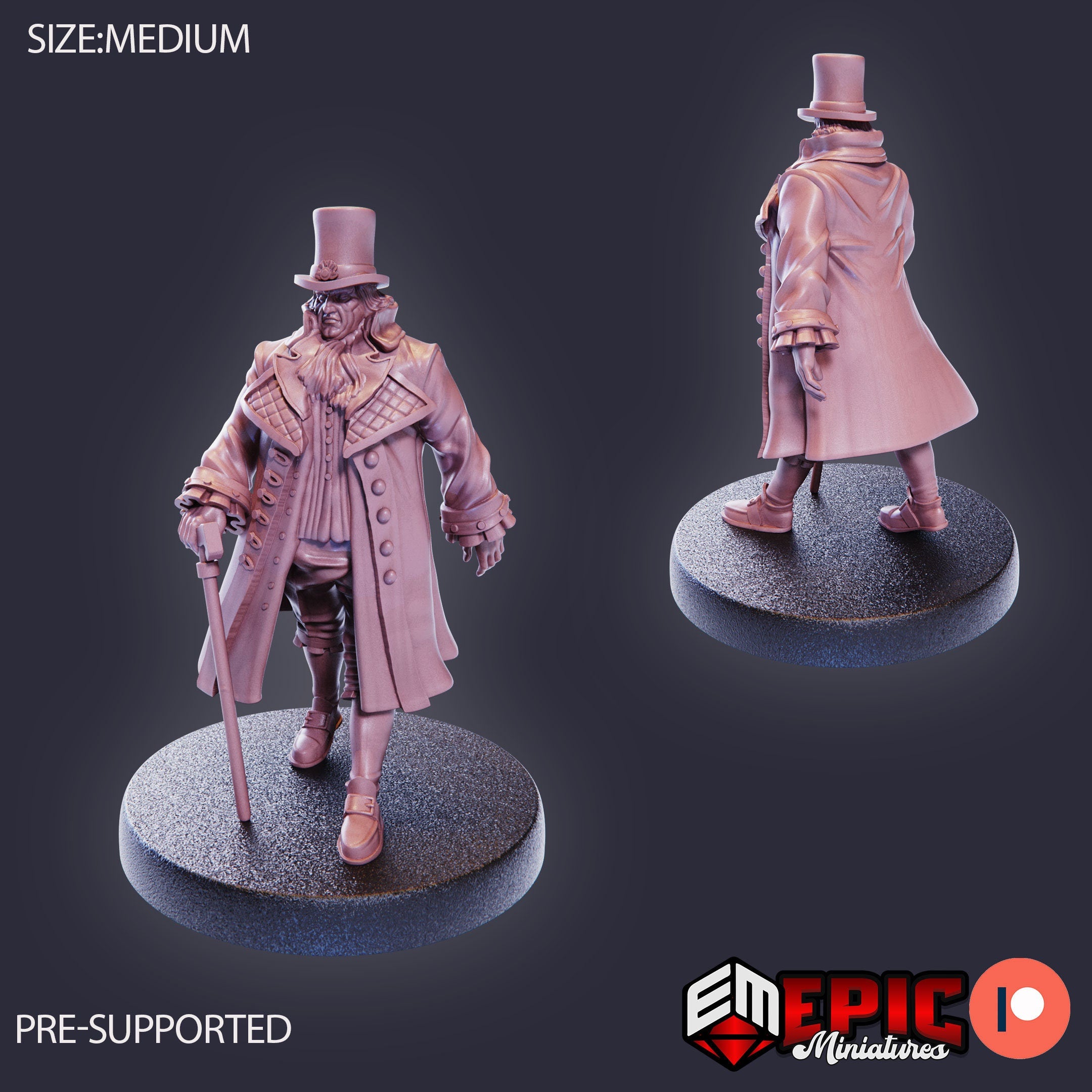 Baron Gregory (3 Variants Available) - Epic Miniatures – Couatl's Hoard