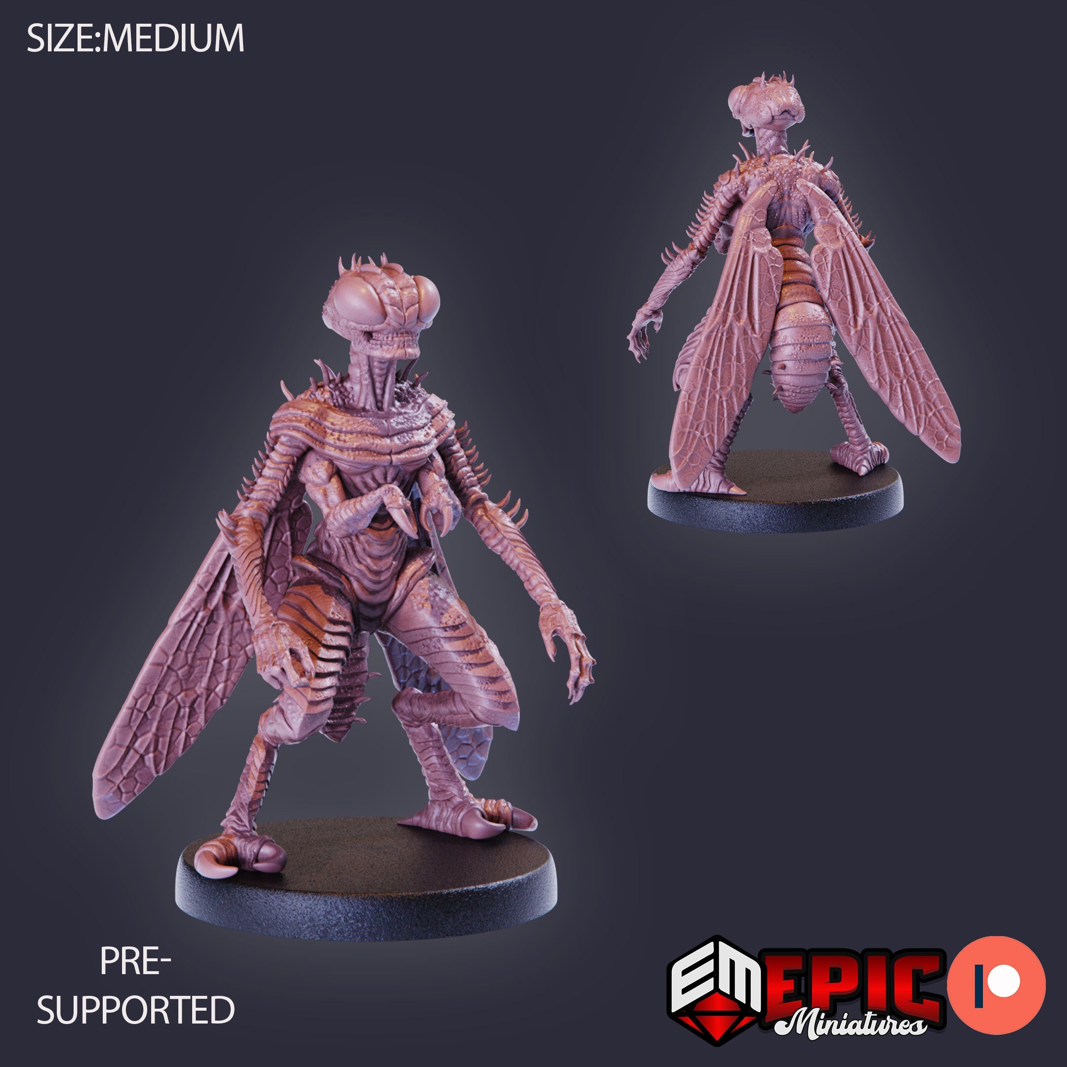 Fly Demon (3 Variants) - Epic Miniatures – Couatl's Hoard