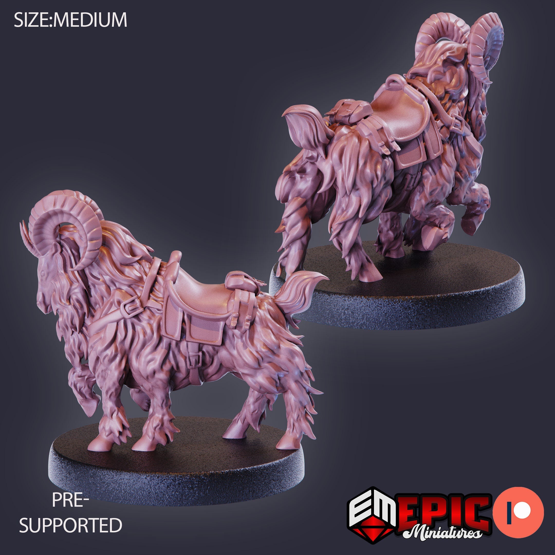 Climbing Ram (4 Variants Available) - Epic Miniatures – Couatl's Hoard