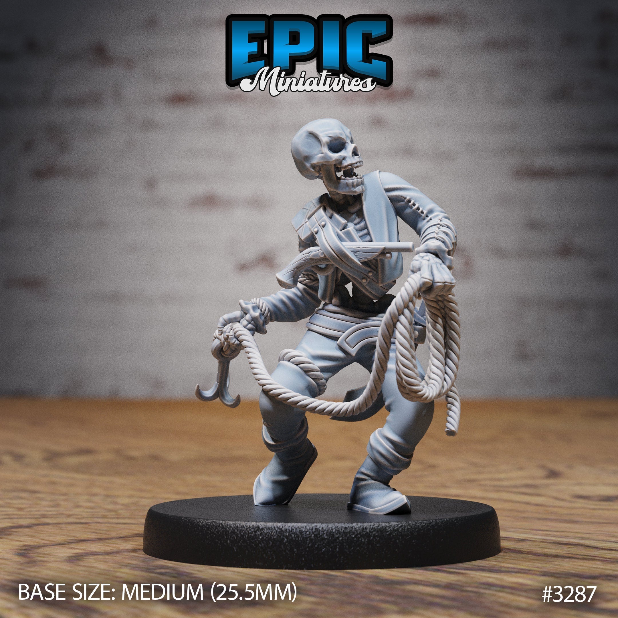 Undead Pirate Crew, Set 2 (4 Variants Available) - Epic Miniatures ...