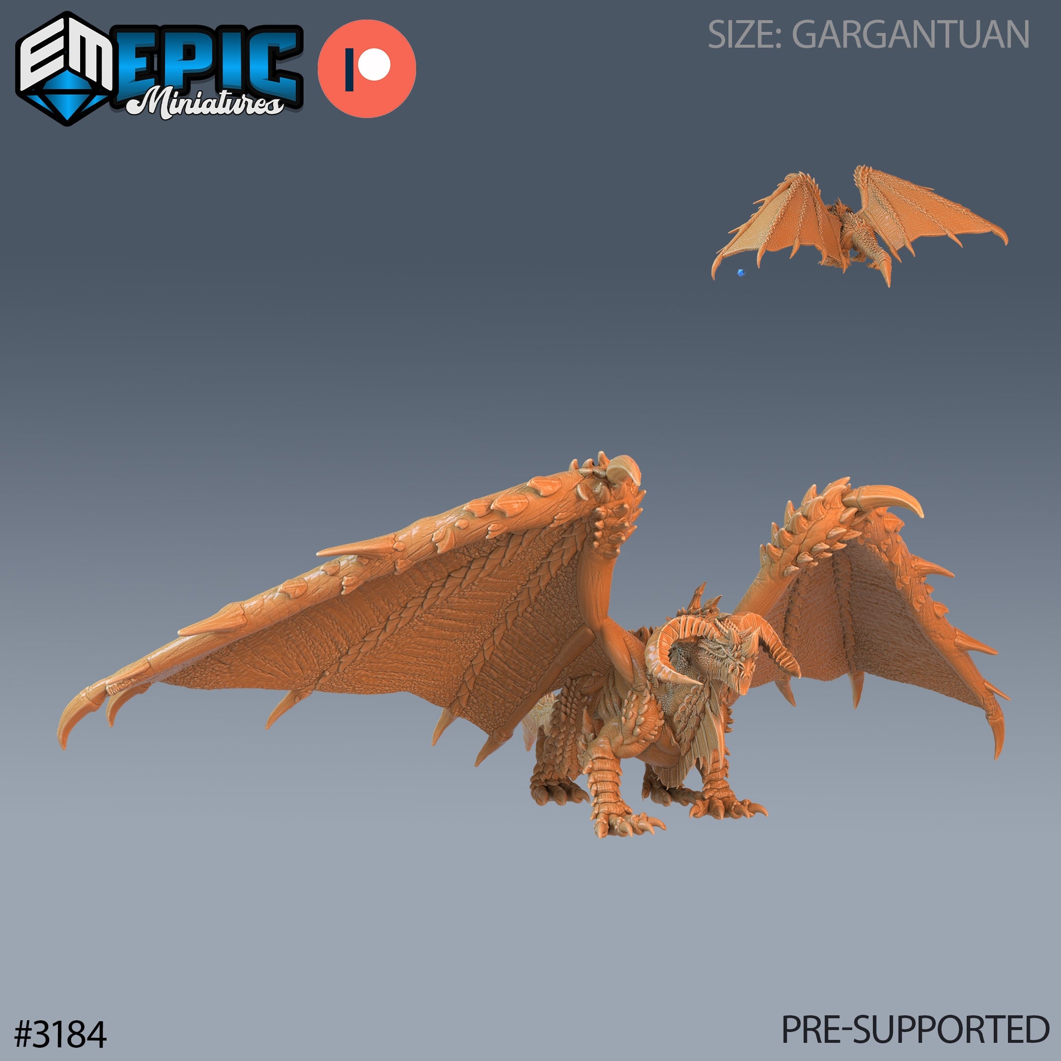 Calamity Dragon (4 Variants Available) - Epic Miniatures – Couatl's Hoard