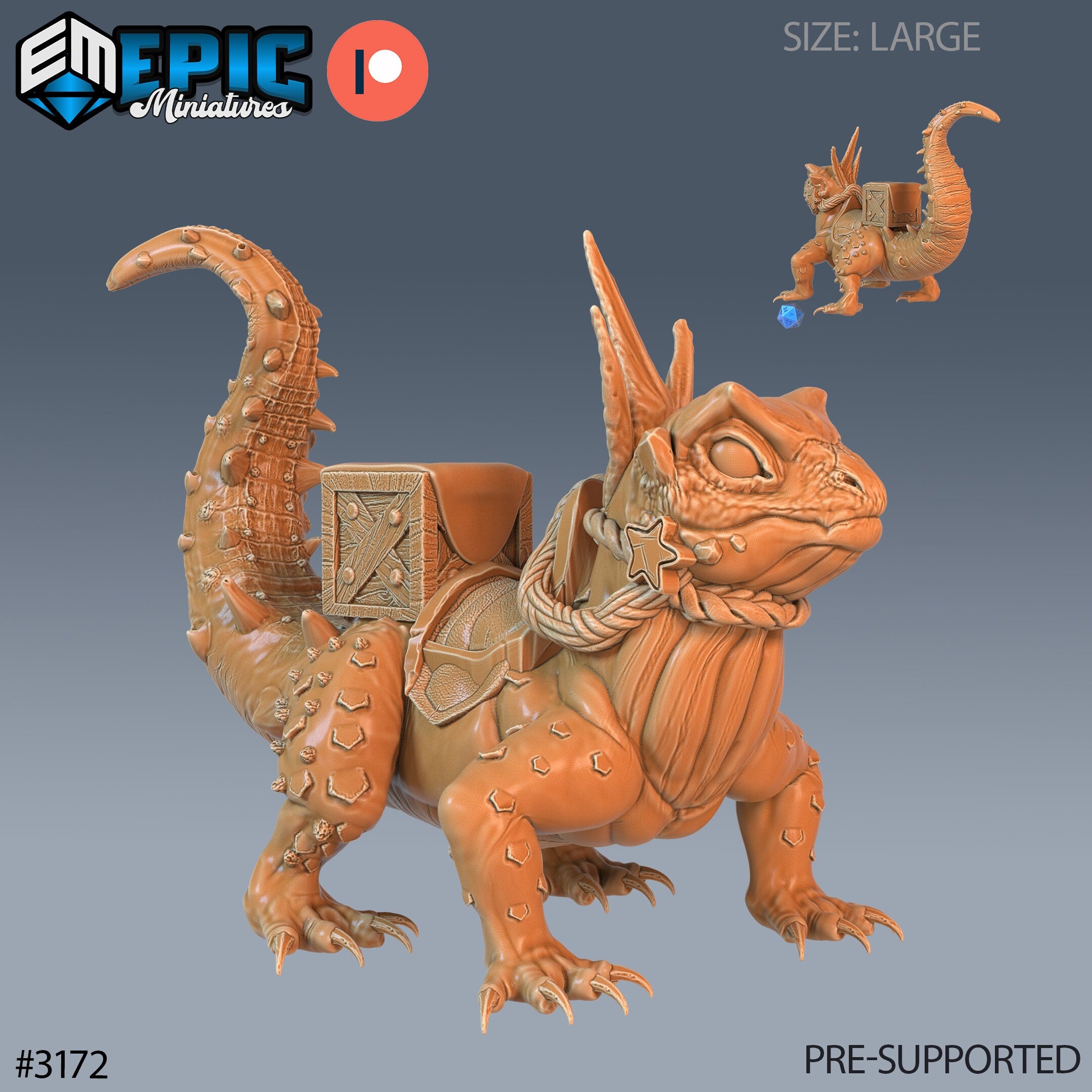 Hunters Guild Lizards (2 Variants Available) - Epic Miniatures – Couatl ...