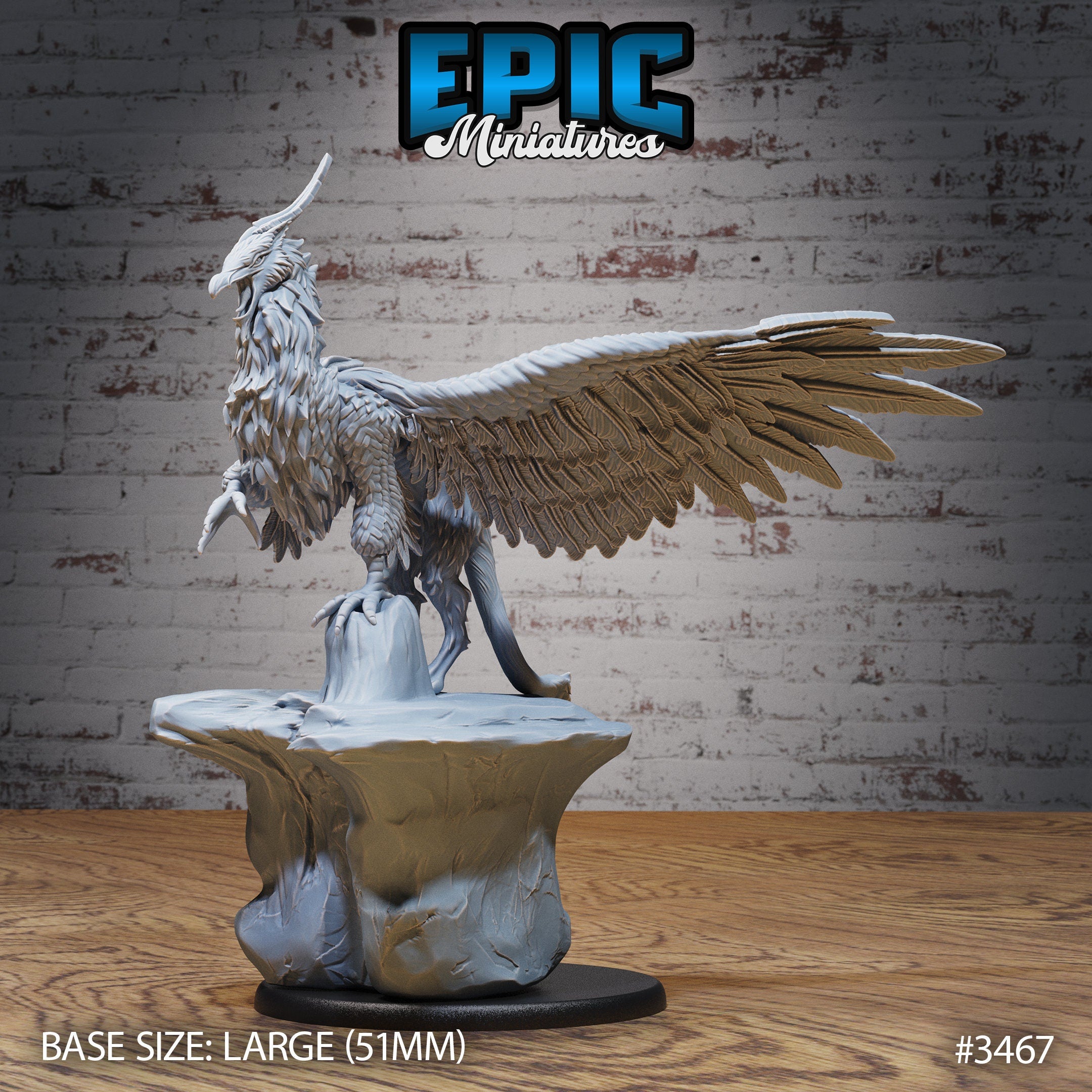 Longbeak Griffin (3 Variants Available) - Epic Miniatures – Couatl's Hoard