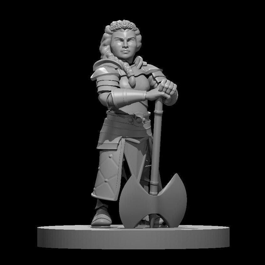 Dwarf Paladin (2 Variants Available) - MZ4250 – Couatl's Hoard