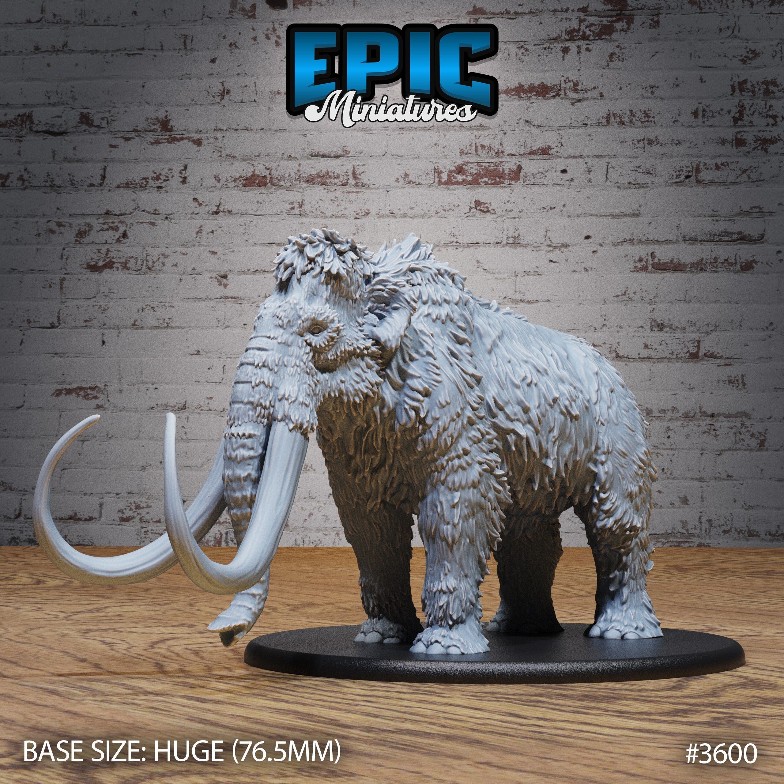 Mammoth (4 Variants Available) - Epic Miniatures – Couatl's Hoard