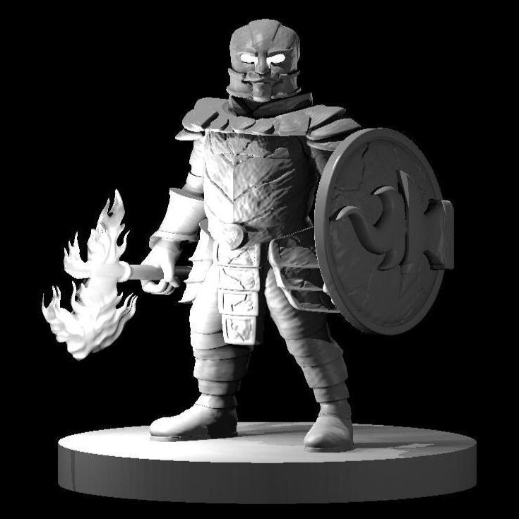 Dwarf Fighter, Set 2 (4 Variants Available) - MZ4250 – Couatl's Hoard