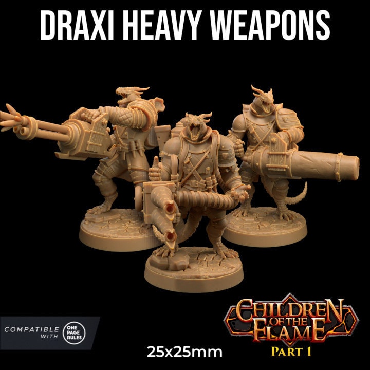 Draxi Heavy Weapon Squad (3 Variants Available) - Dragon Trapper's Lod ...