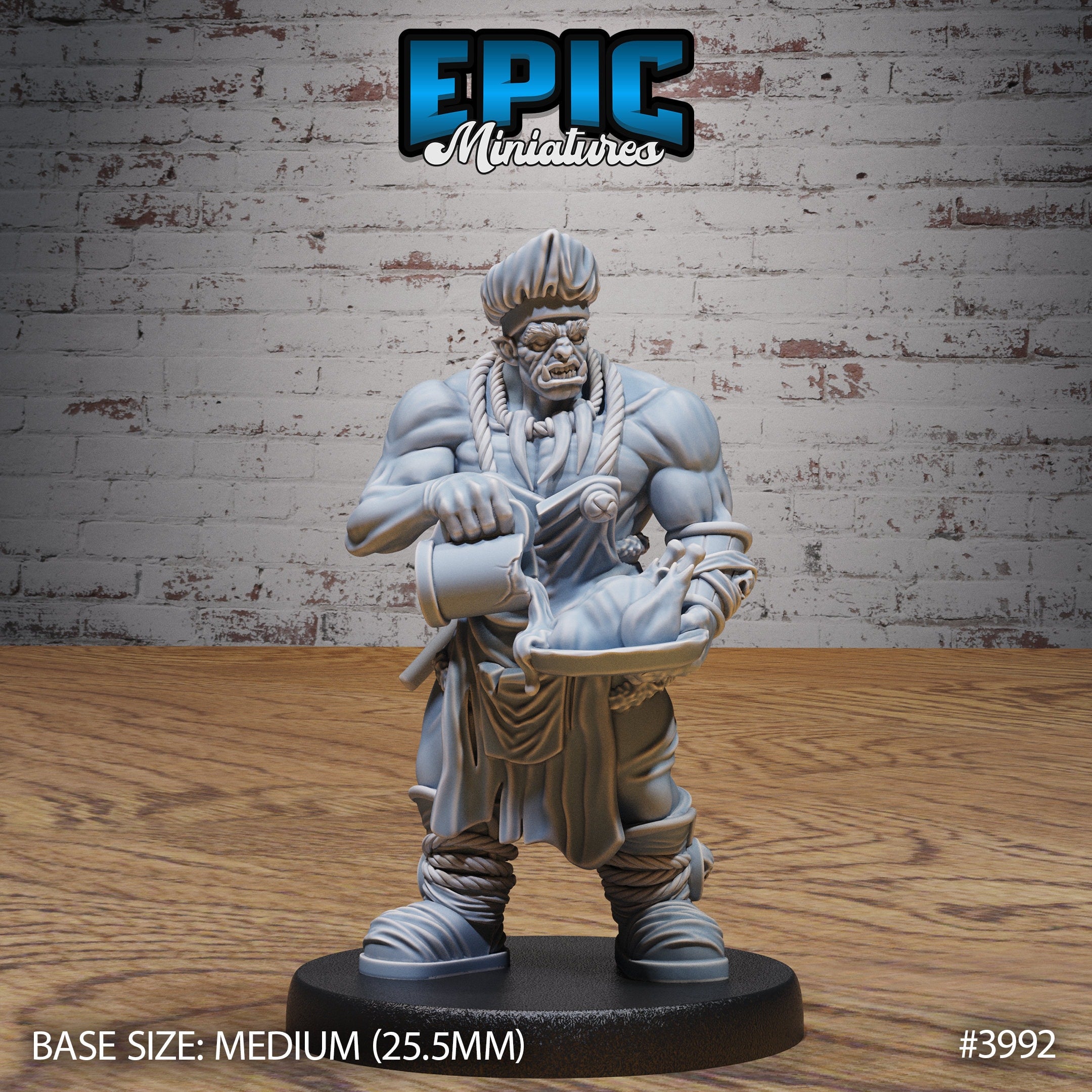 Orc Villagers, Set 1 (4 Variants Available) - Epic Miniatures – Couatl ...
