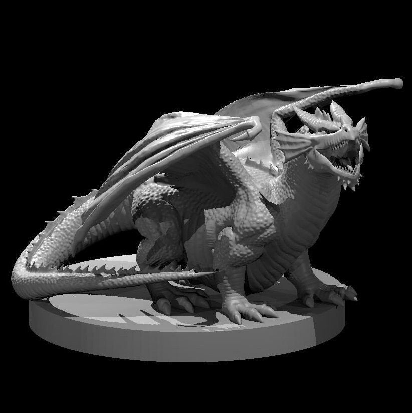 Chonky Red Dragon Wyrmling - MZ4250 – Couatl's Hoard
